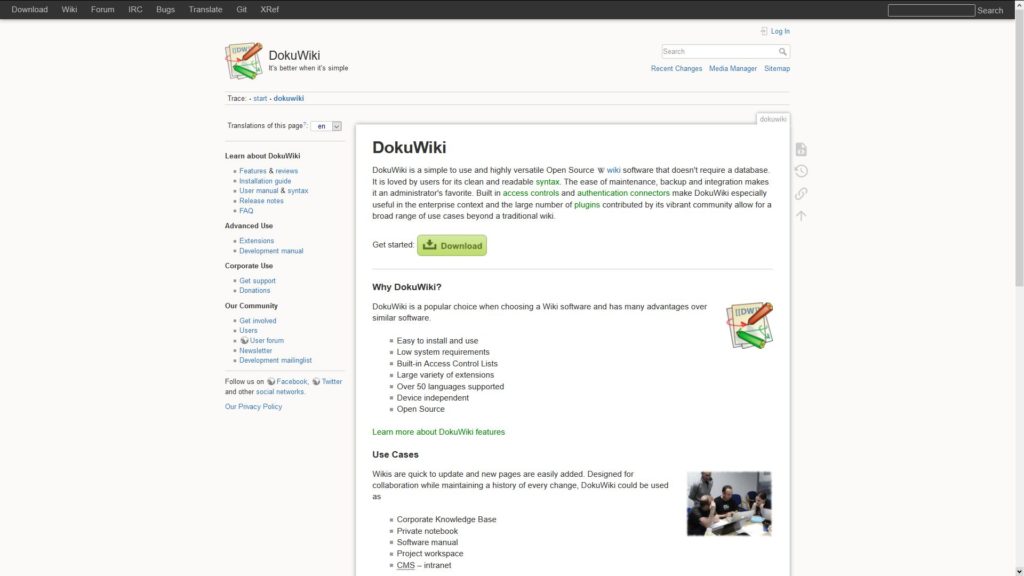DokuWiki – Trade-Free Directory