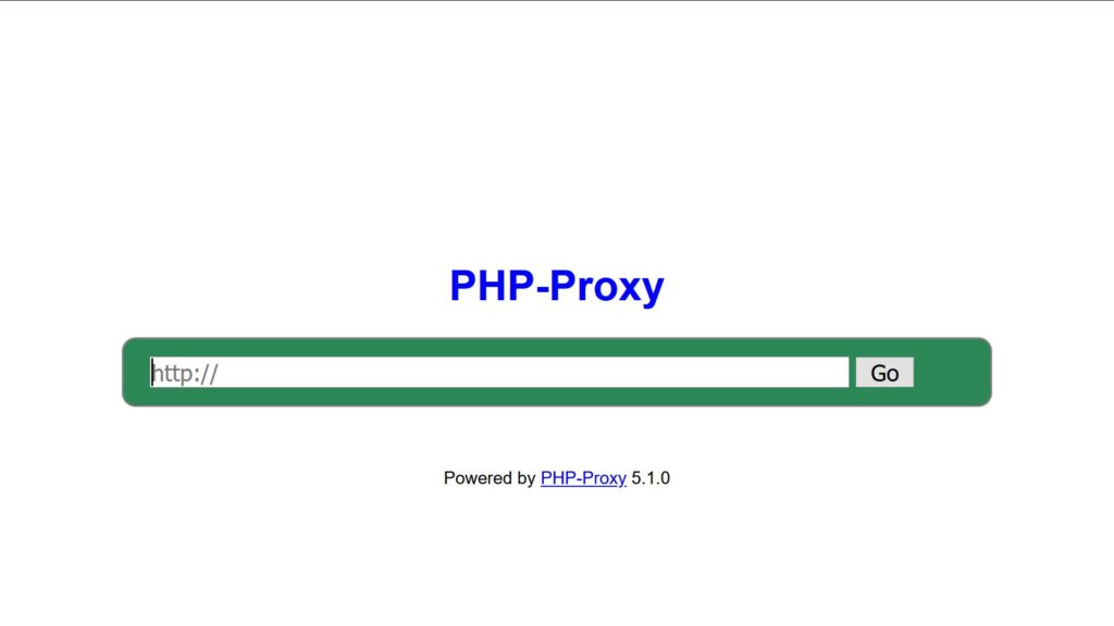 php-proxy-app: directori sense comerç